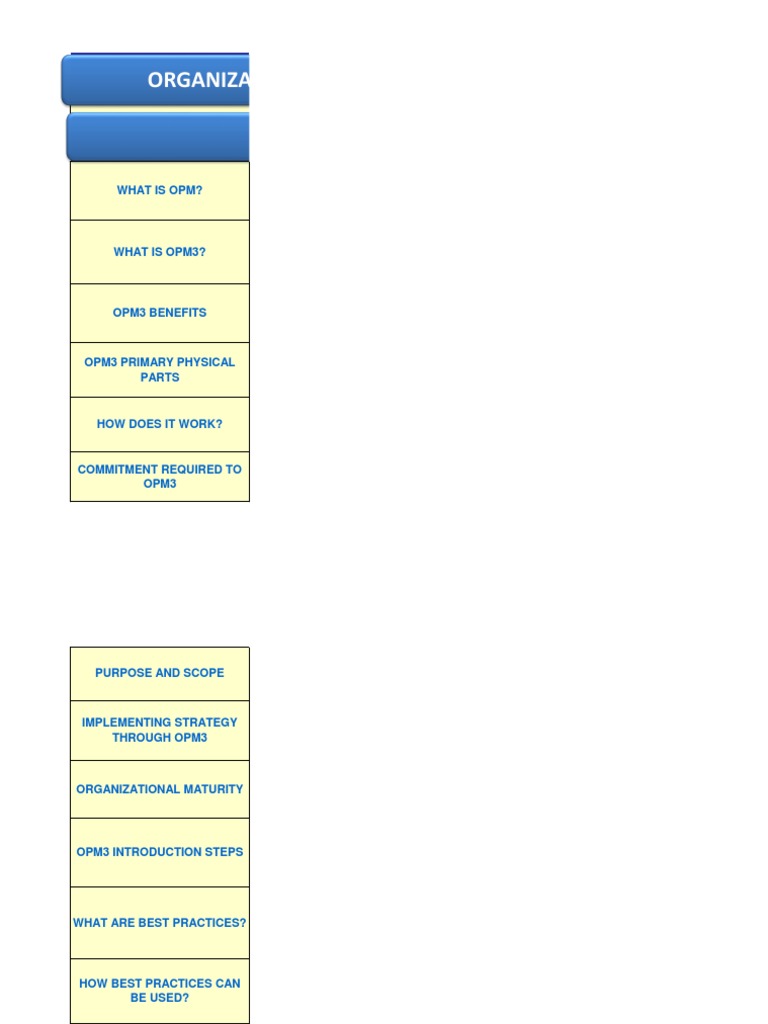 Understanding OPM3: Benefits & Best Practices | PDF | Project ...