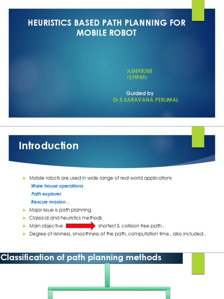 Presentation On Robot Path Planning | PDF | Mathematical Optimization | Genetic Algorithm