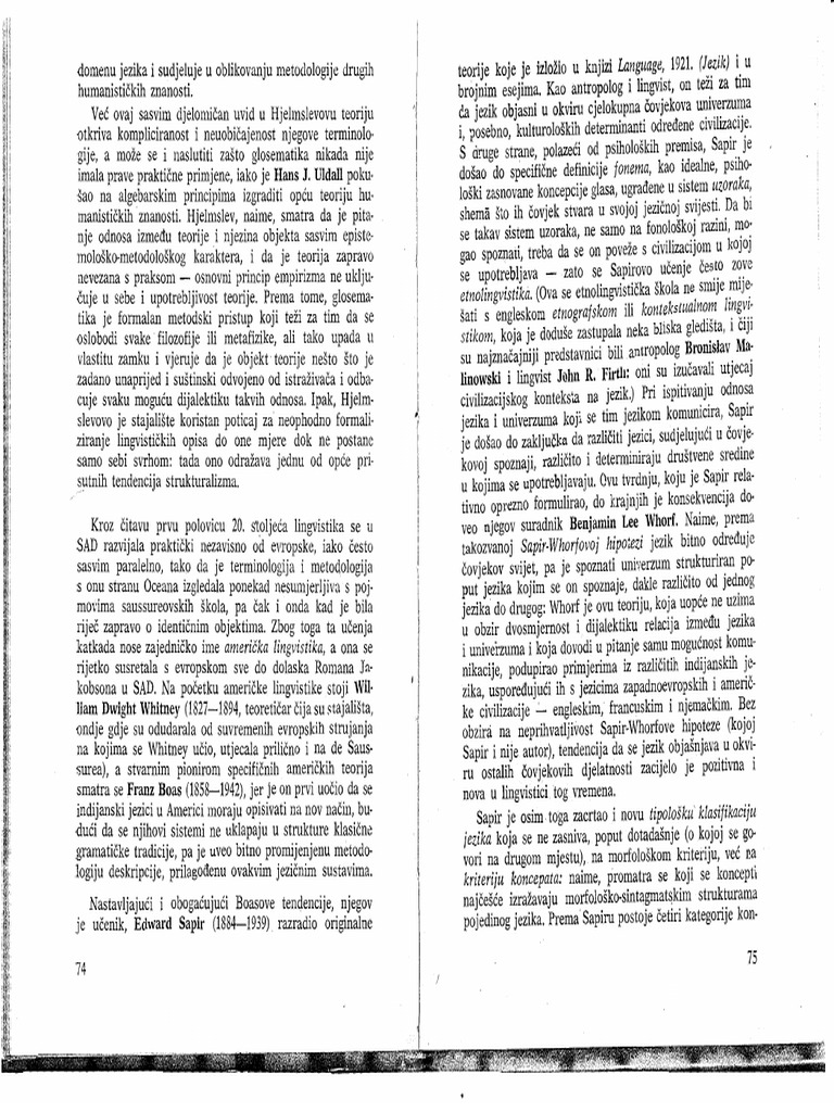 Americki Strukturalizam Skiljan | PDF