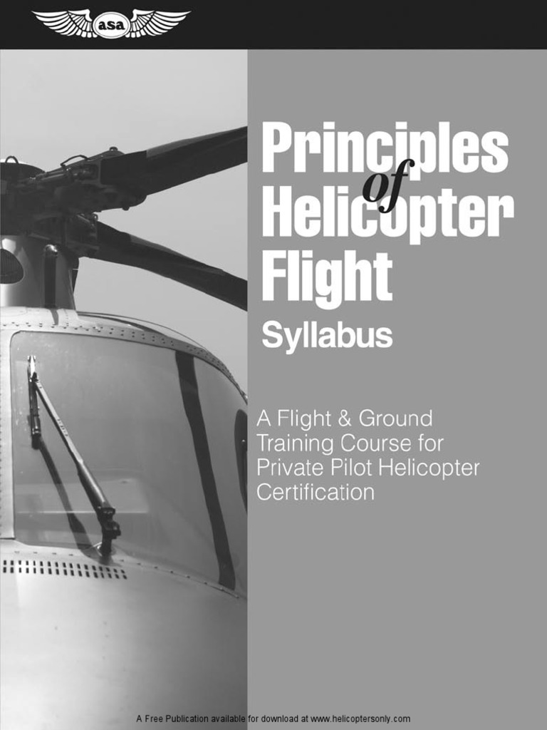 Principles of Helicopter Flight Syllabus | PDF | Helicopter Rotor ...