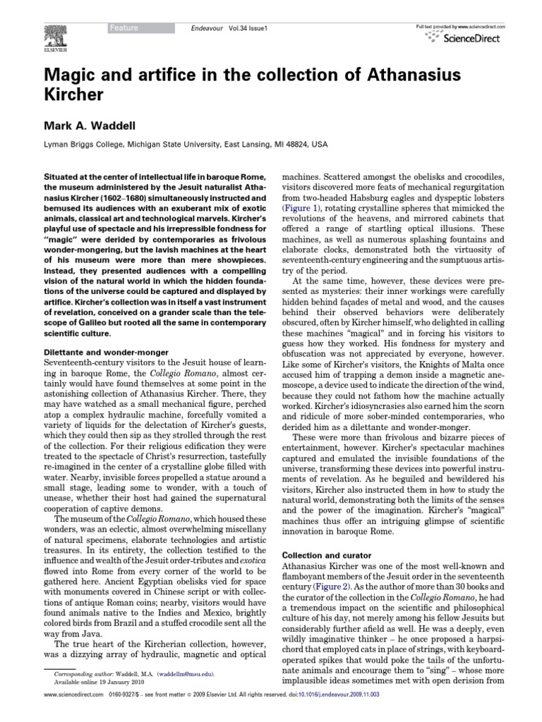 Baroque Rome's Magical Museum | PDF | Museum | Science