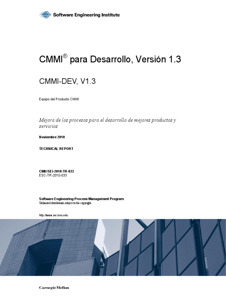 Cmmi Dev v1.3 Spanish | PDF | Quality (Business) | Software Development ...