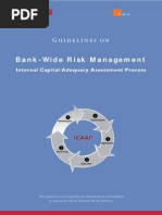 ICAAP Guidelines for Capital Adequacy | PDF | Stress Test (Financial ...