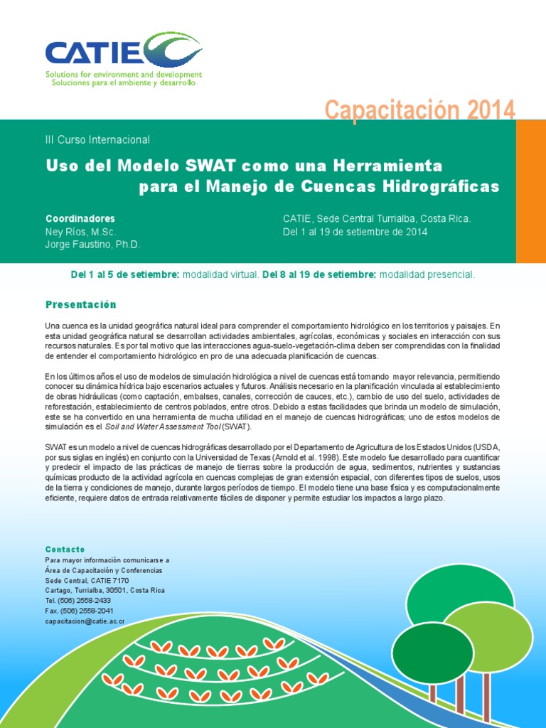 Curso Uso Del Modelo SWAT | Sistema de información geográfica ...