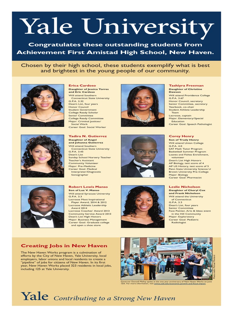 Achievement First Amistad High School, New Haven | PDF | New Haven ...
