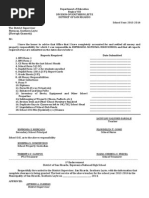 School Clearance Form 2014-2015 | PDF
