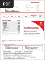 MobileBill Airtel Format | PDF | Invoice | Cheque