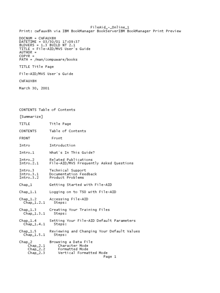 FileAid - Online 1 | PDF | Library (Computing) | System Software