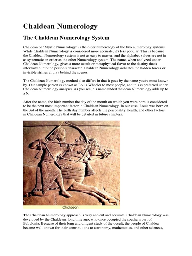 Chaldean Numerology | PDF