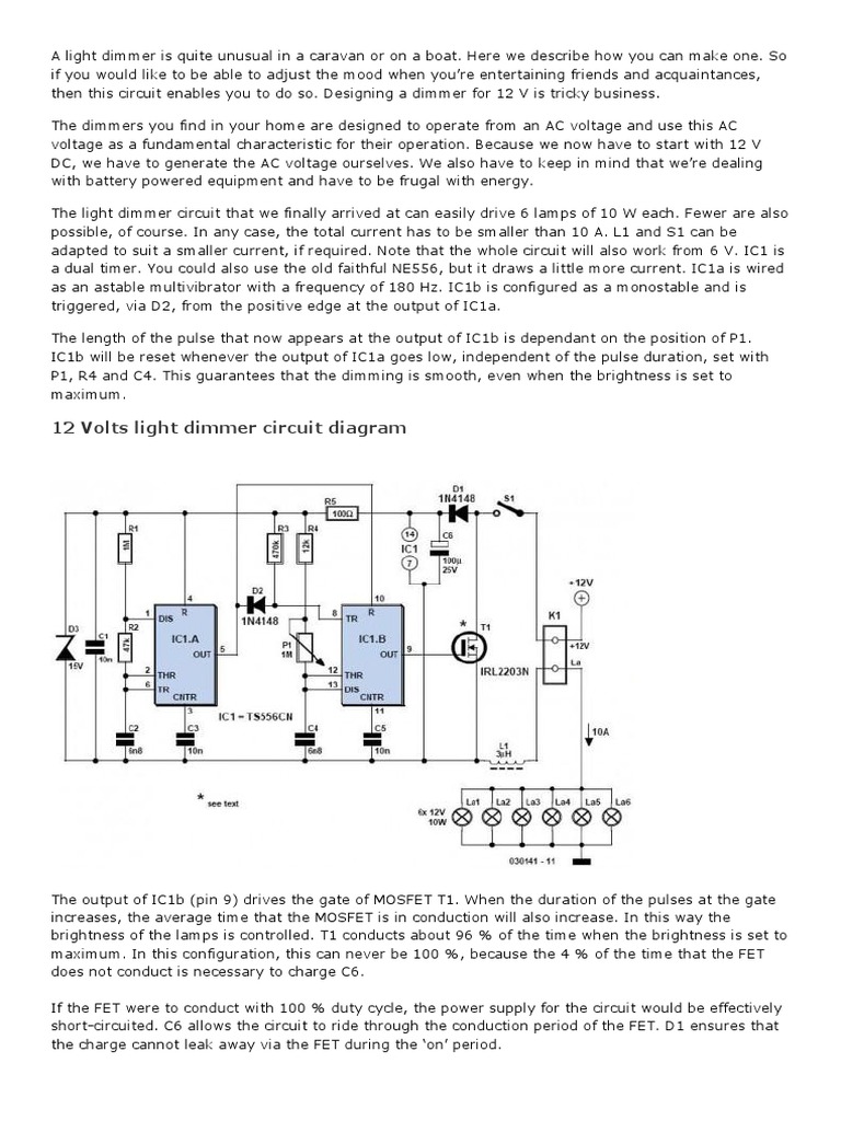 A Light Dimmer Is Quite Unusual | PDF | Field Effect Transistor | Mosfet