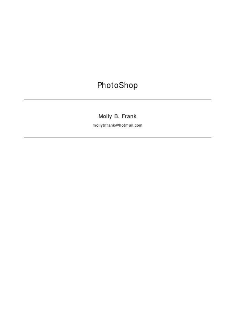 Photoshop Lesson Plan | Download Free PDF | Adobe Photoshop | File Format