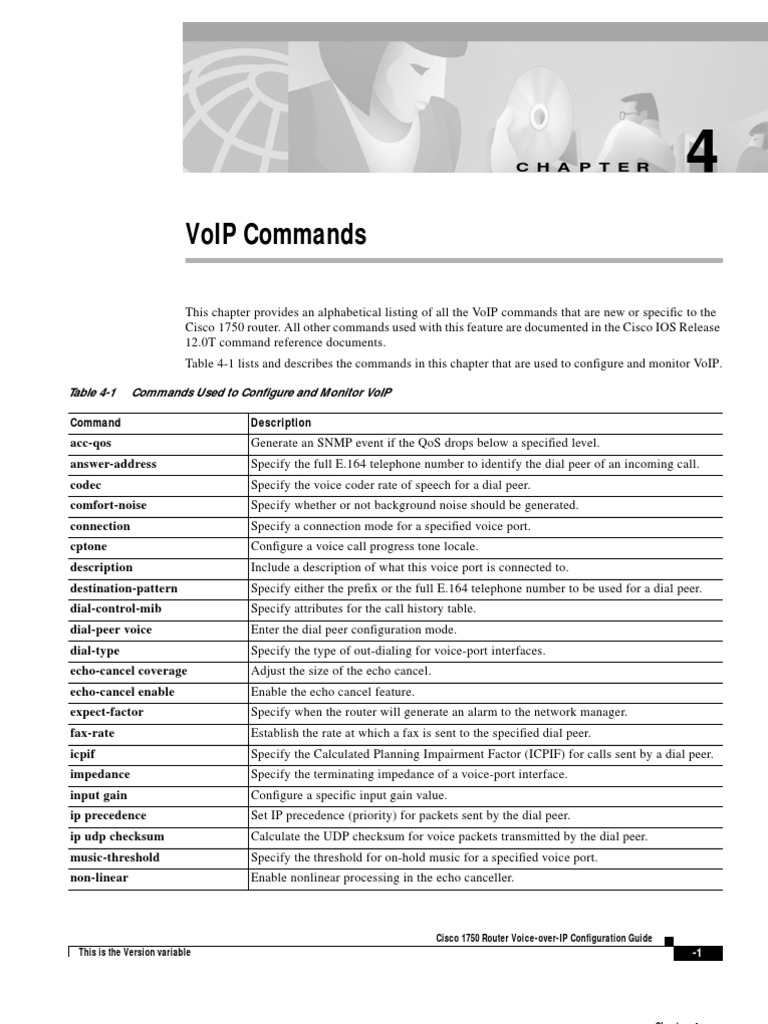 4- VoIP Configuration Examples | Voice Over Ip | Quality Of Service