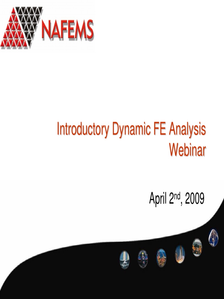 Nafems Dynamic Fea Webinar | PDF | Spectral Density | Normal Mode