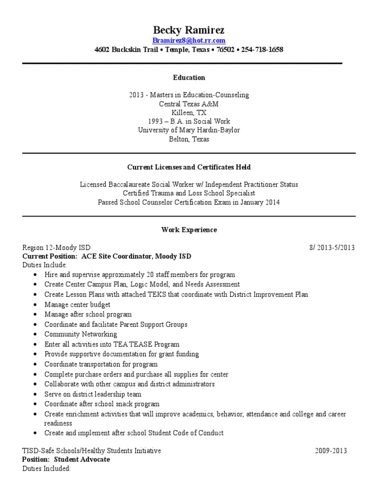 Becky Resume | PDF