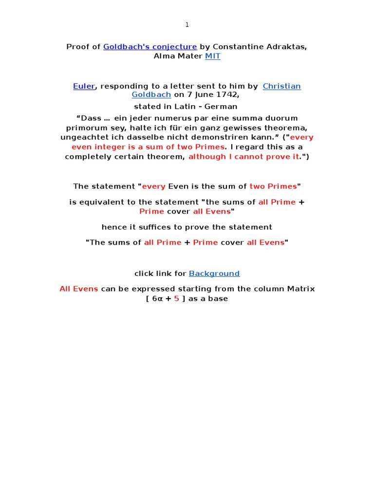 Genesis 15 - Proof of The Goldbach Conjecture Using The Adraktas ...