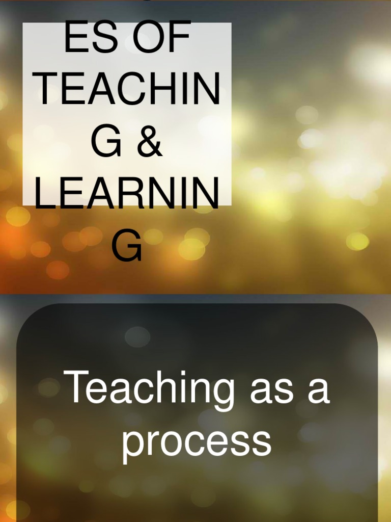 Principles of Teaching and Learning | PDF | Teachers | Educational ...