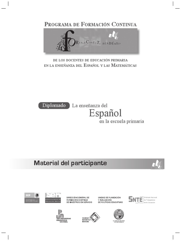 La Ensenanza Del Espanol en Primaria | PDF | Educación primaria ...