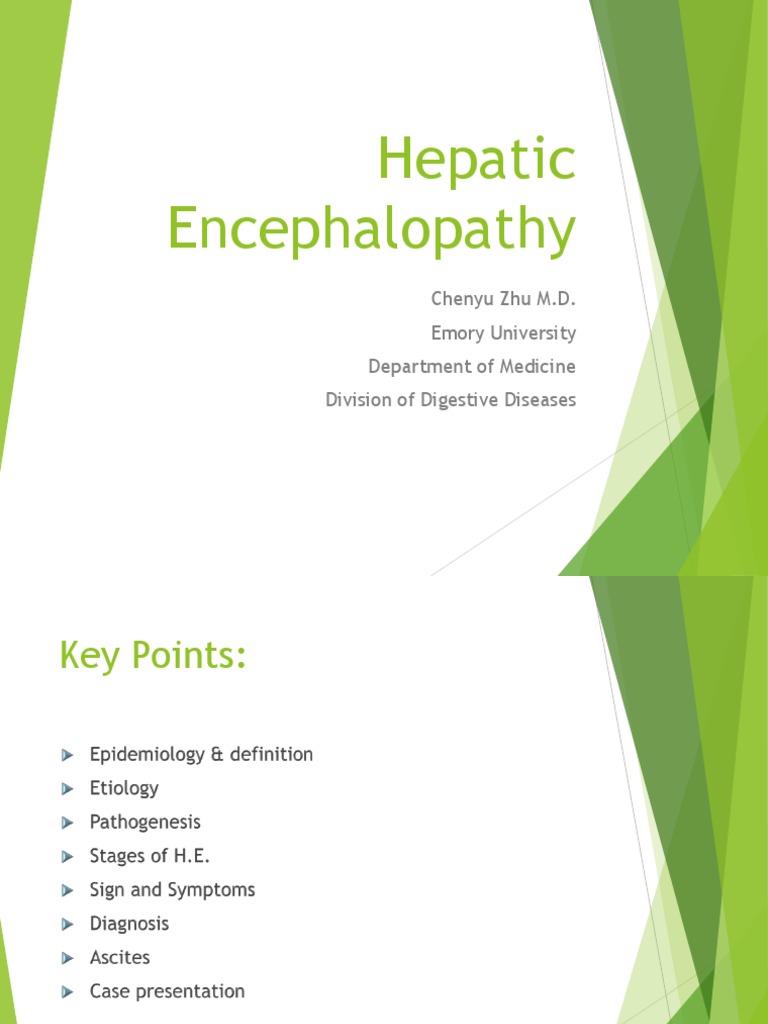Hepatic Encephalopathy | PDF | Digestive Diseases | Health Sciences