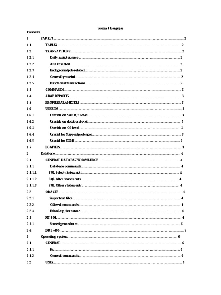 Sap Basis | PDF | Oracle Database | Windows Registry