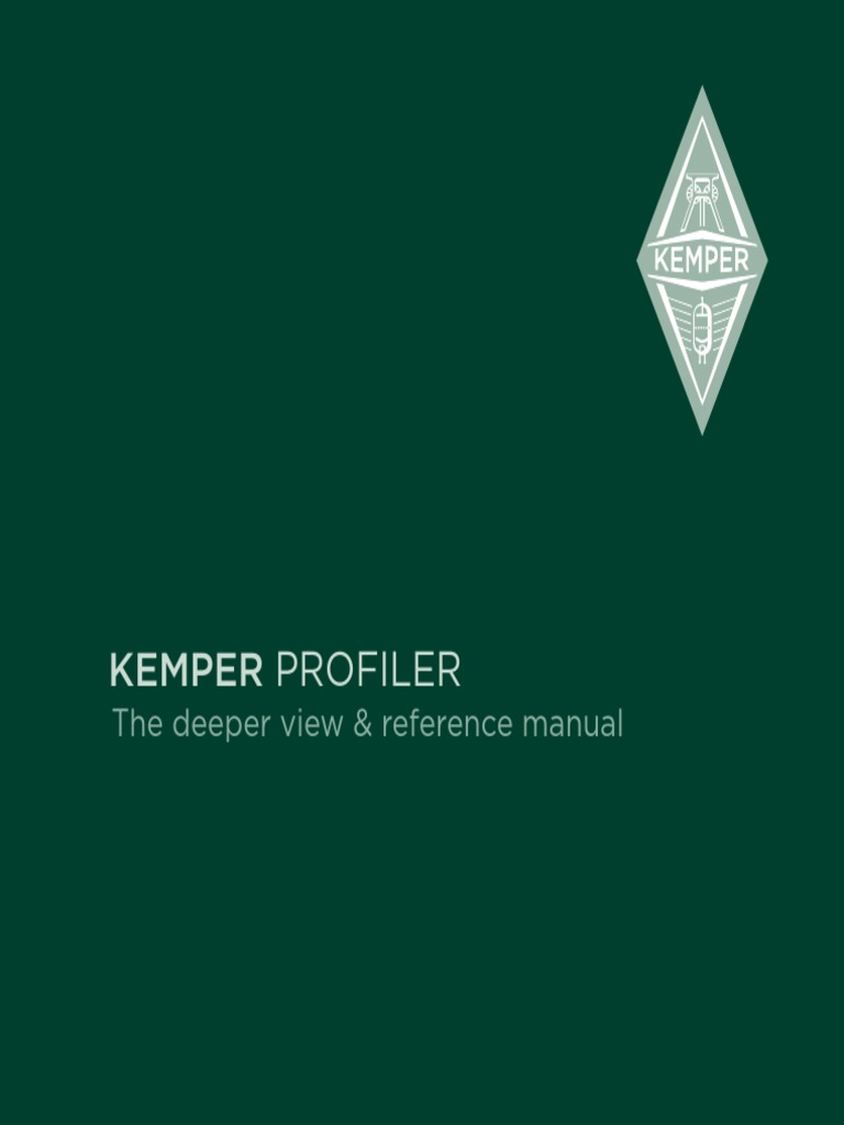 Kemper Profiler Reference Manual 2.4 | PDF | Amplifier | Loudspeaker