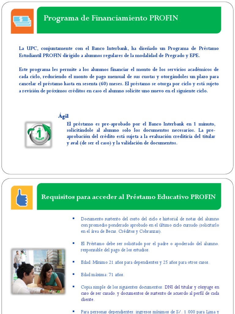 Programa de Financiamiento Profin | PDF | Bancario | Economias