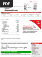 MobileBill Airtel Format | PDF | Invoice | Cheque