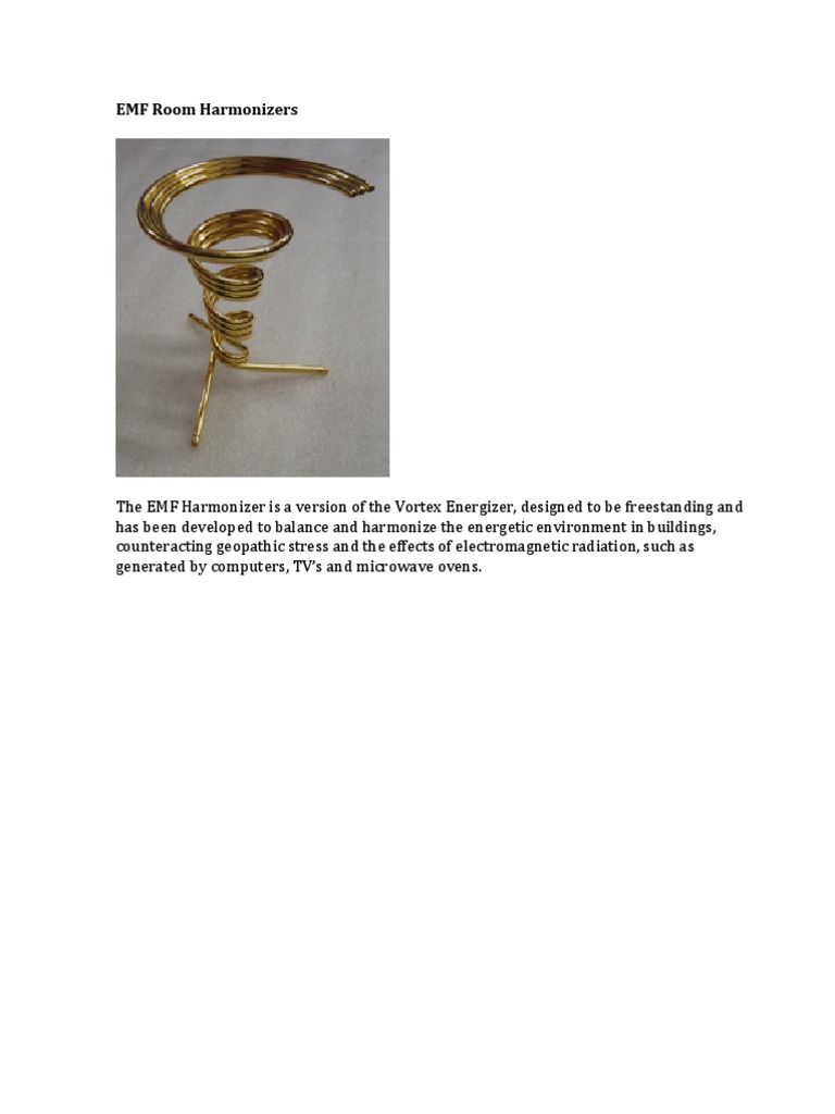 EMF Room Harmonizers | PDF | Electromagnetic Field | Physical Phenomena
