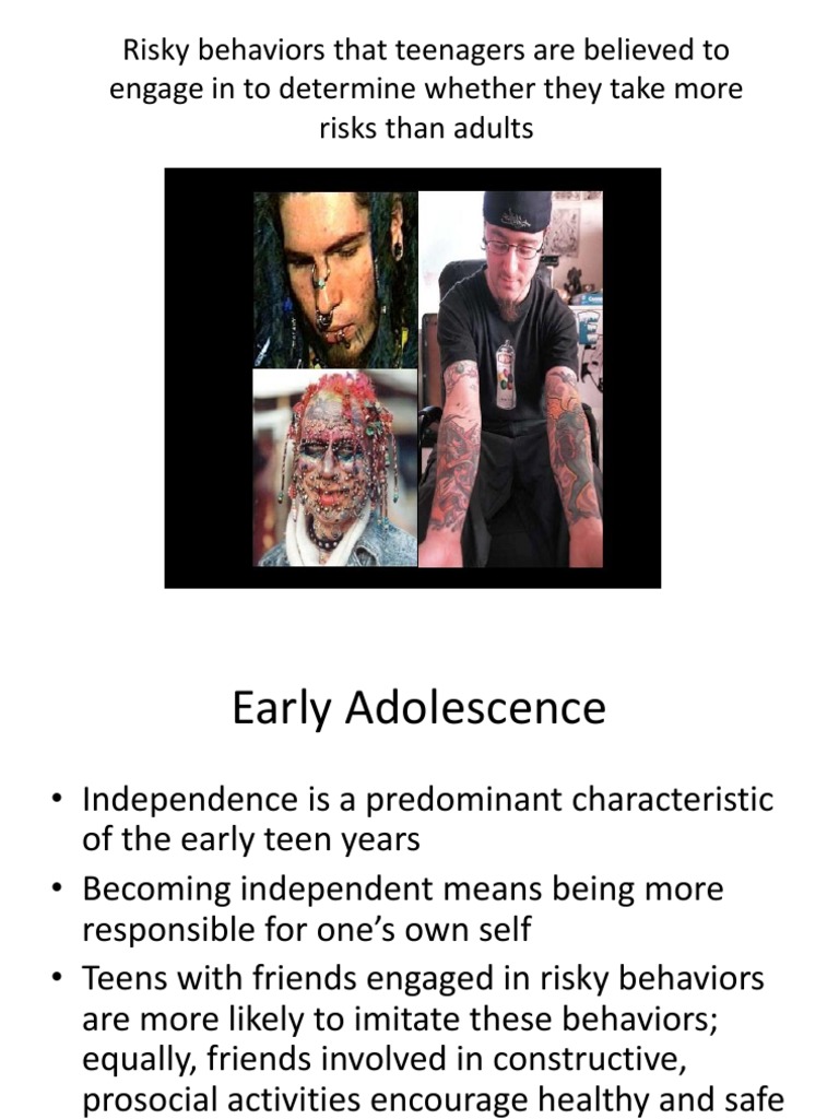 Teen Risky Behaviors: A Comprehensive Overview | PDF | Adolescence ...