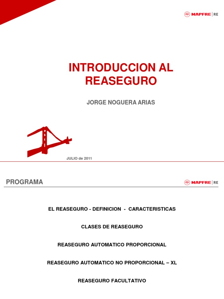 Reaseguros 1 | PDF | Reaseguro | Póliza de seguros