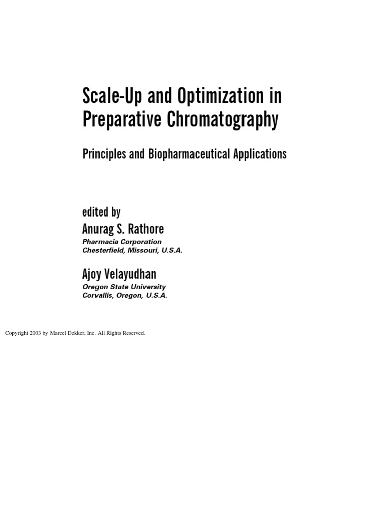 Biopharmaceutical Scaleup and Optimisation | Download Free PDF ...