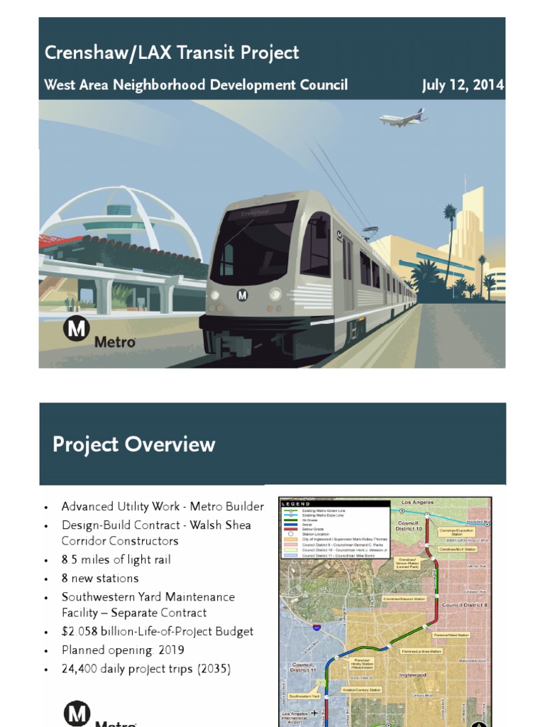 Crenshaw/LAX Transit Project: West Area Neighborhood Development ...