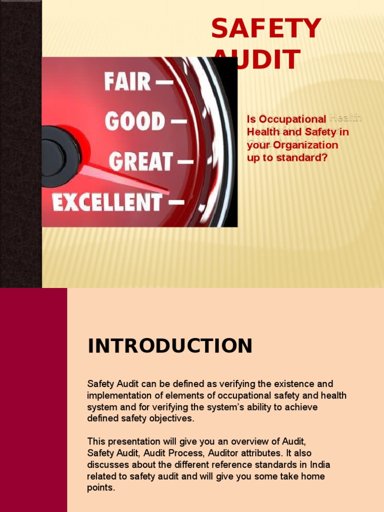 Safety Audit | PDF | Business