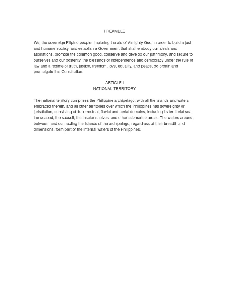 Preamble Pdf
