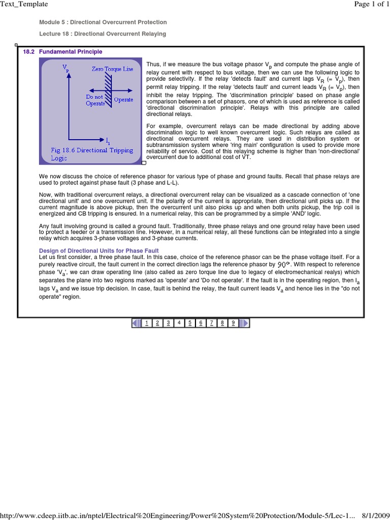 18.2 Fundamental Principle: Module 5: Directional Overcurrent ...