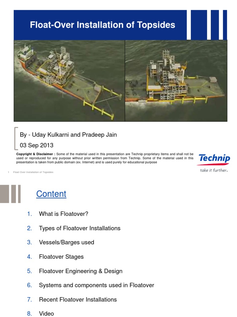 Floatover Installation Methods | PDF | Transport | Nature
