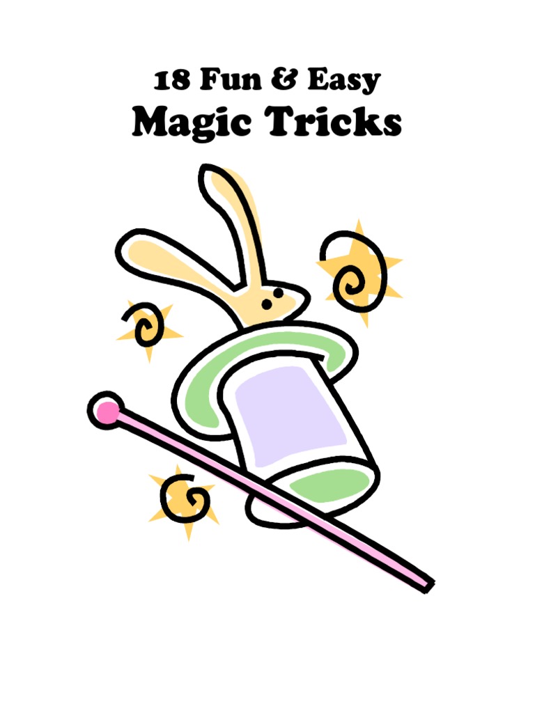 18 Fun Easy Magic Tricks | PDF | Hand | Spoon