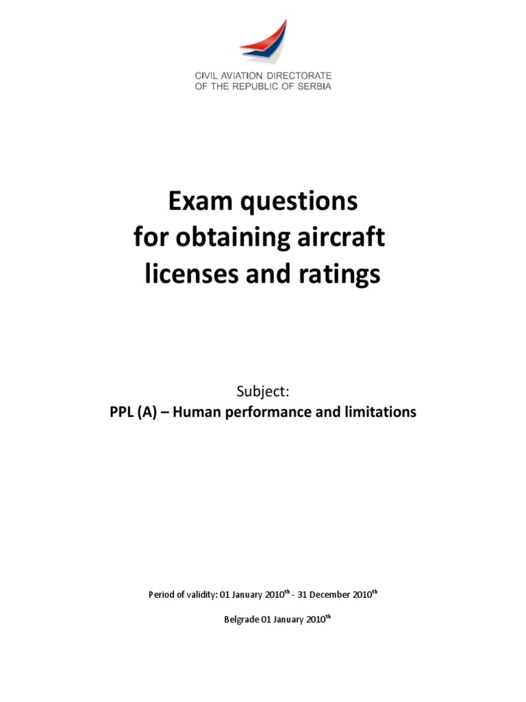 Human Performance and Limitations | Download Free PDF | Hypoxia ...