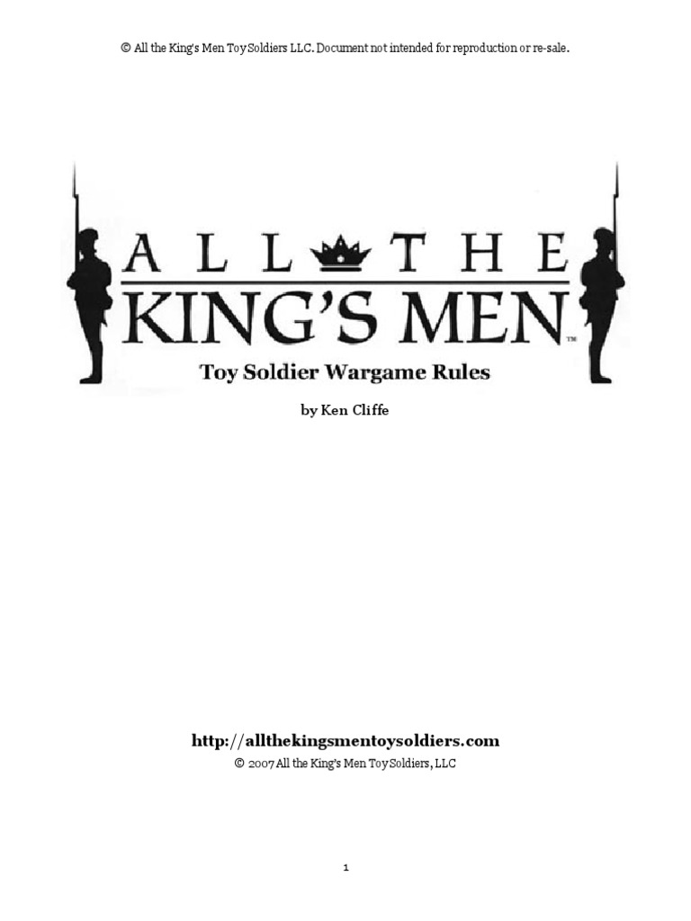 All The King's Men | PDF | Artillery | Infantry