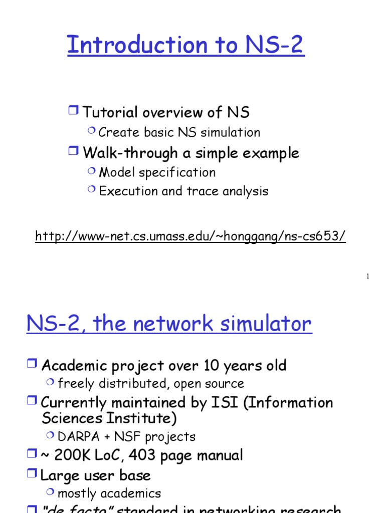 Ns Lecture v2 | PDF | Transmission Control Protocol | File Transfer ...