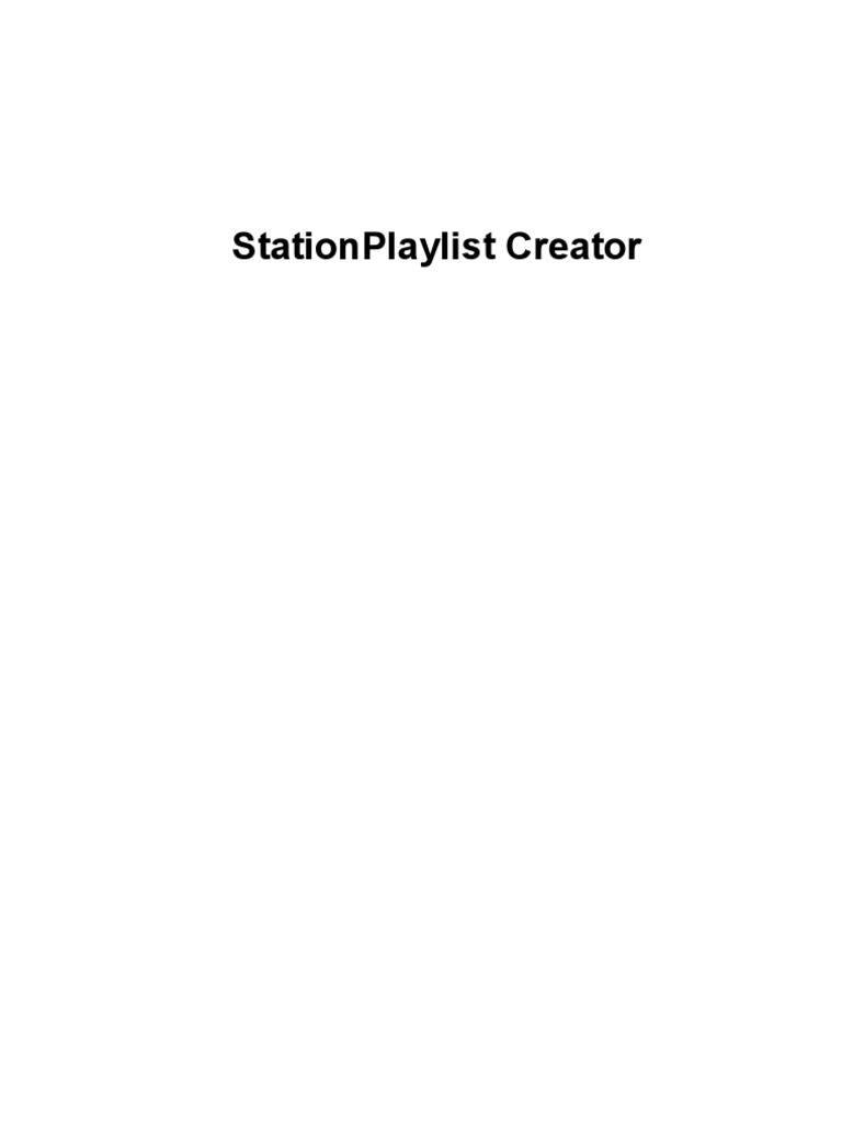 StationPlaylist Creator User Guide | PDF | Computer File | Microsoft ...