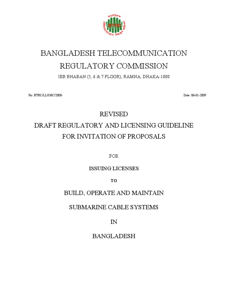 Isp SMC - Draft - Licensing - Guideline | PDF | Wavelength Division ...