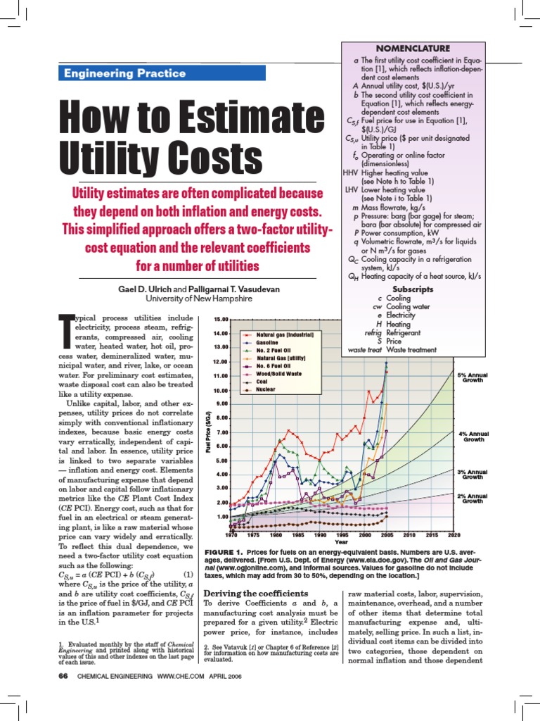 Utility Cost Estimation PDF | PDF | Kilowatt Hour | Fuels
