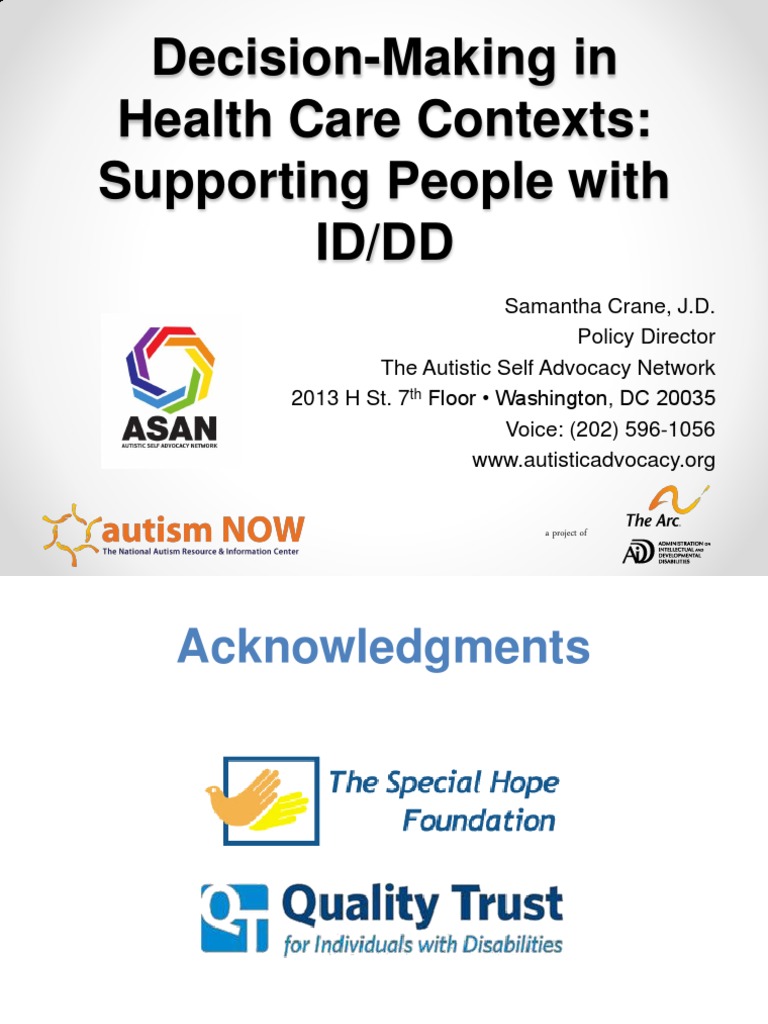 Autistic Self Advocacy Network Webinar with Autism NOW July 29 2014 ...