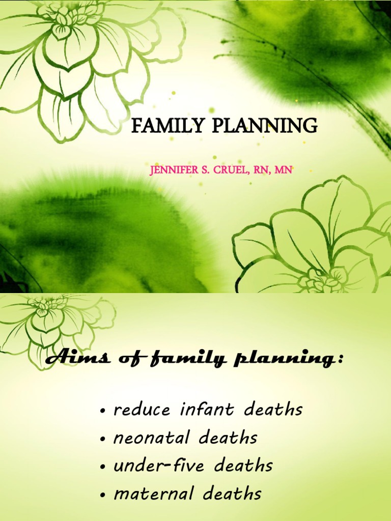 Family Planning - Health 1 | PDF | Safe Sex | Birth Control