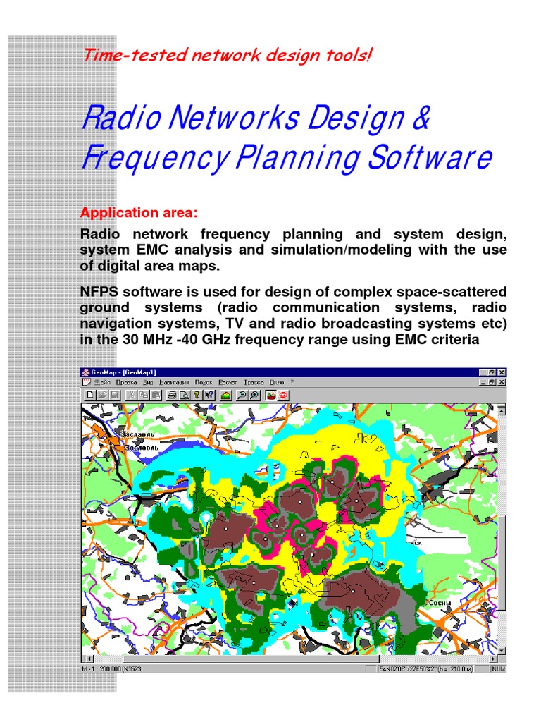 Radio Network Design Software NFPS | PDF | Radio Propagation | Radio