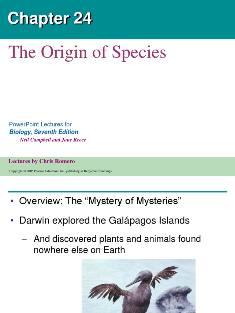 The Origin of Species: Powerpoint Lectures For | PDF | Eye | Hybrid ...