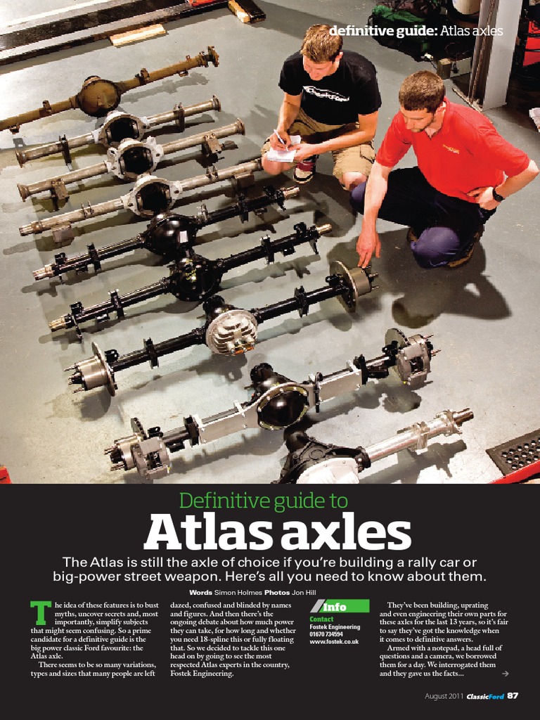 Atlas Axles: Definitive Guide To | Download Free PDF | Axle | Transportation Engineering