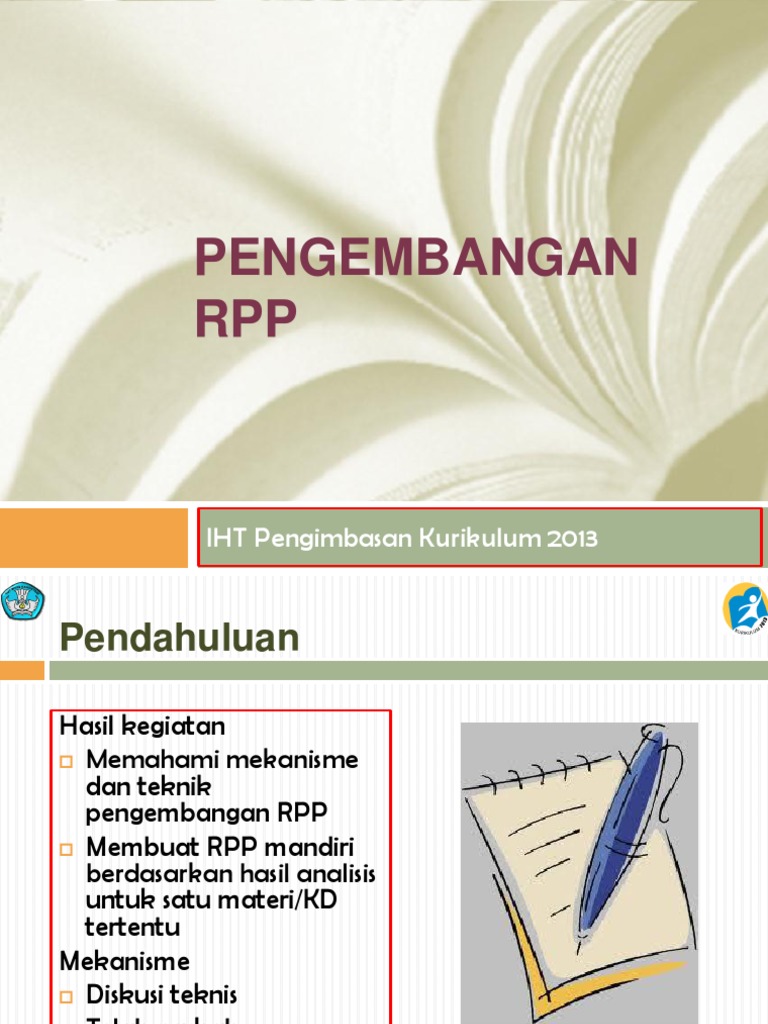 Konsep Pengembangan RPP | PDF