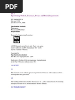 Method Work Statement Pipe Welding Works | PDF | Pipe (Fluid Conveyance ...