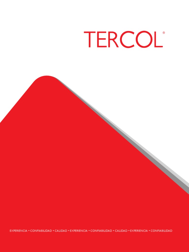 Tercol | PDF | Materiales de construcción | Ingeniería de Edificación